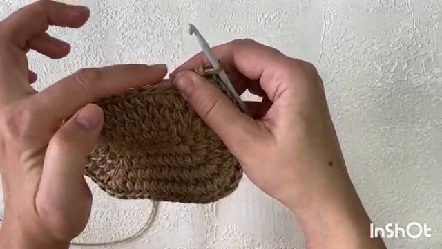 ?Корзинка из джута с плотными стеночками? как связать прямоугольное донышко?_[360p].mp4