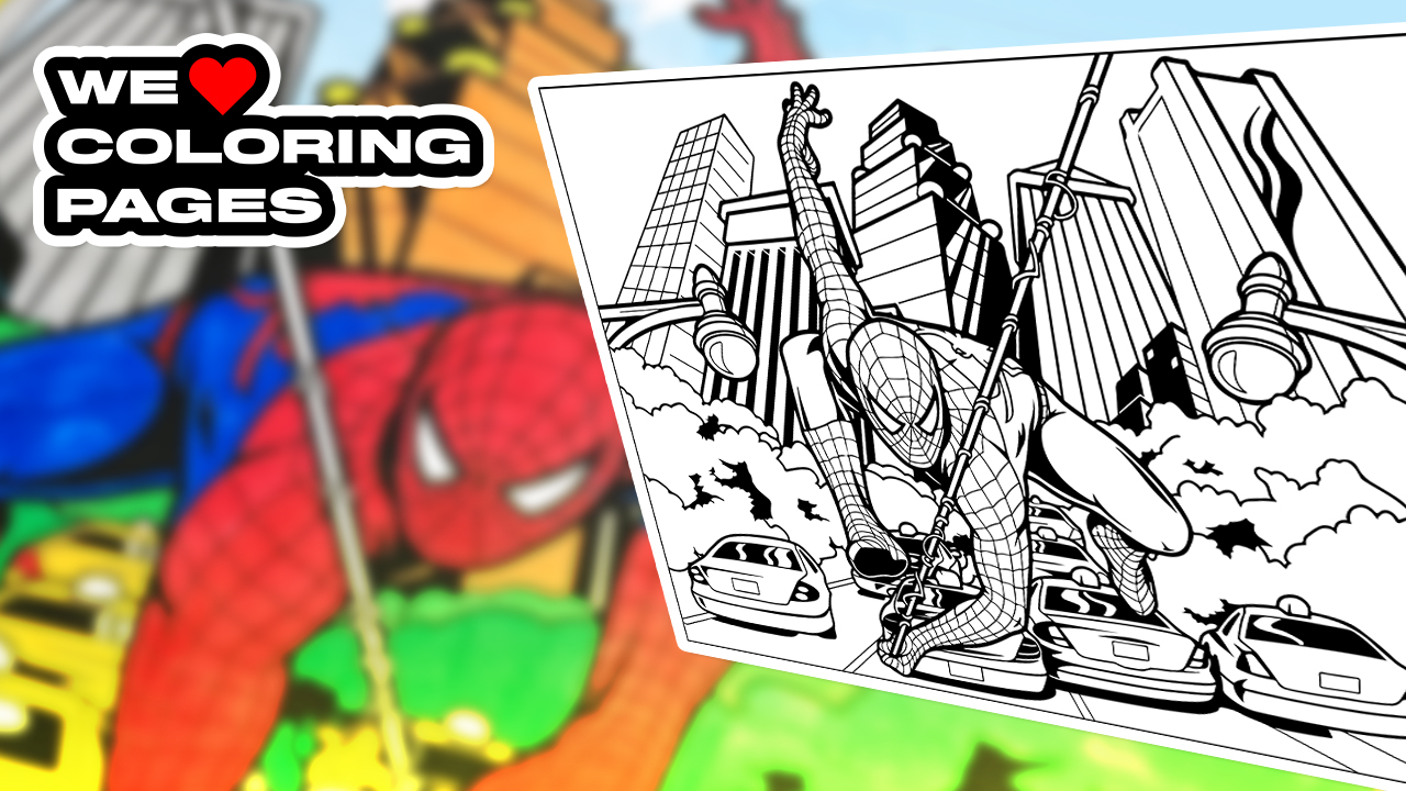 #13 Spider-Man Раскраска | МЫ ❤️ РАСКРАСКИ