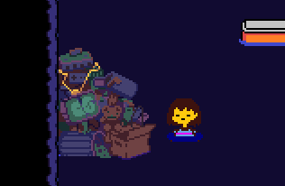 #4 СВАЛКА В ВОДОПАДЬЕ (Undertale)