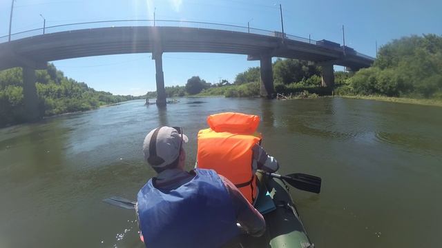 На порог "Бурляш" в Кинель-Черкассах: Сплав по Большому Кинелю #4. Винно-Банново - Алтухово