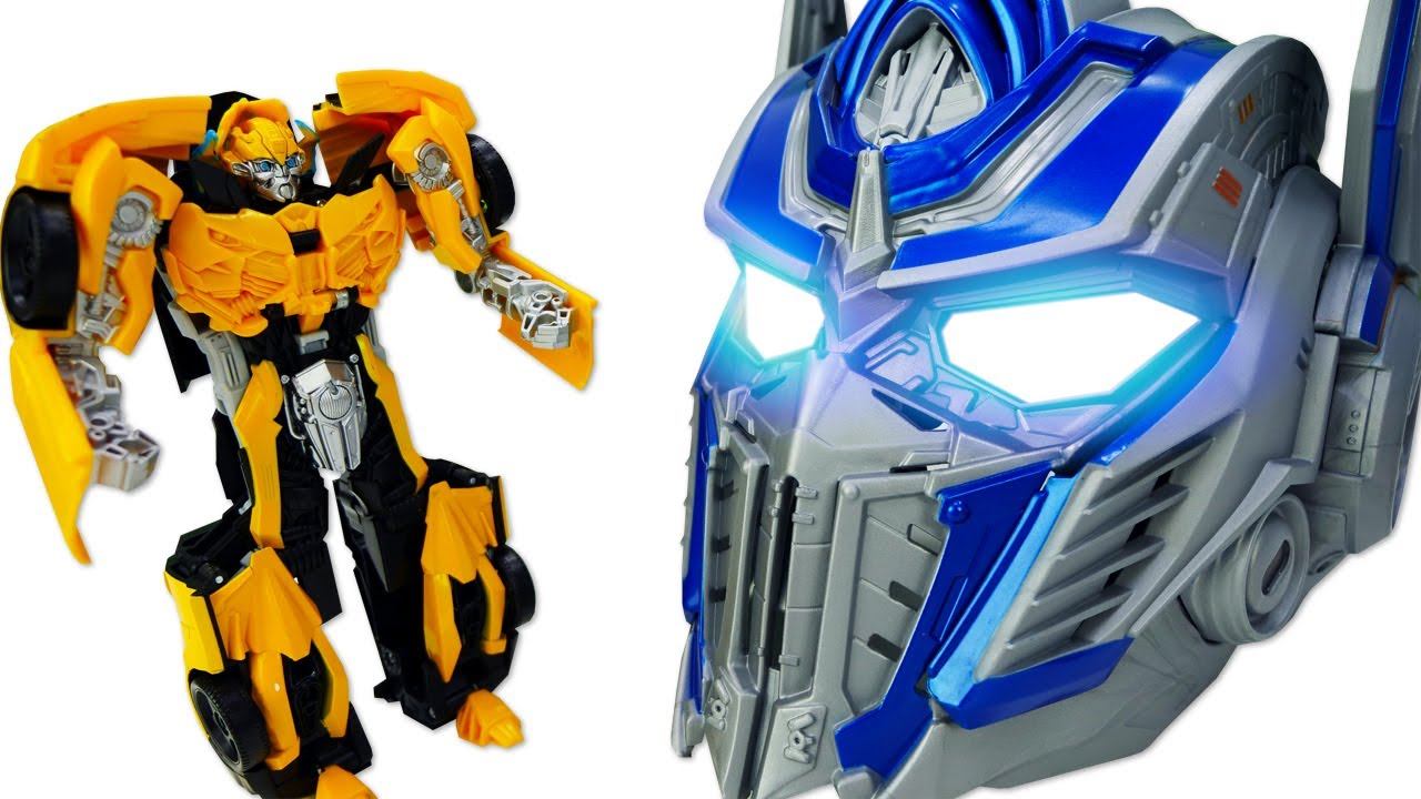 Трансформеры игры онлайн - Автобот Бамблби и Шлем Оптимуса Прайма! -  Новое видео для мальчиков.