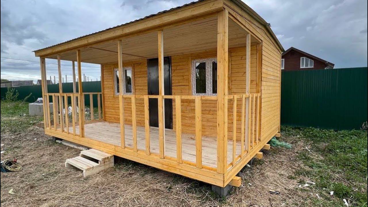 Дачный домик с верандой