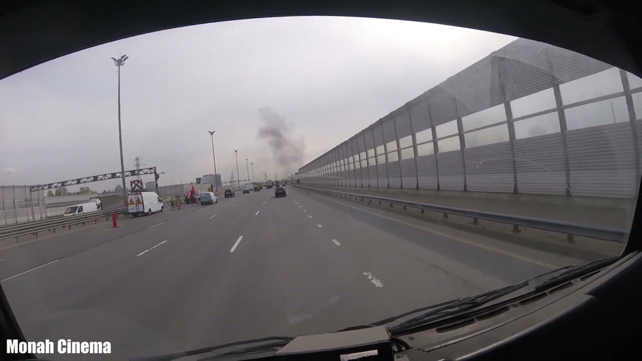 Машина загорелась на Ярославском шоссе 12.05.2022 года и сгорела в хлам