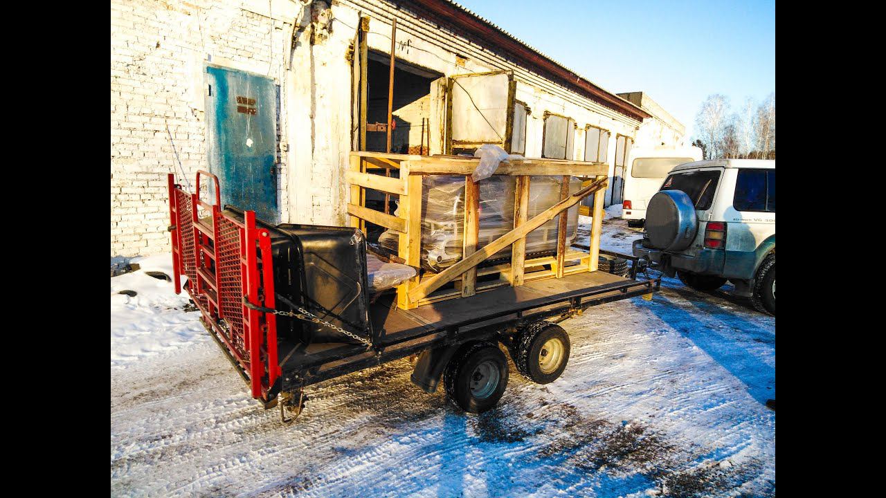 Купил себе маленький "трактор". Ураган Тайга, снегоход или мотособака?