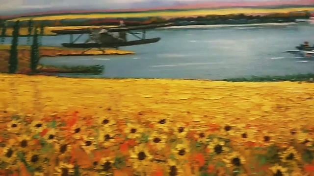 Подсолнухи ??? Картина маслом?