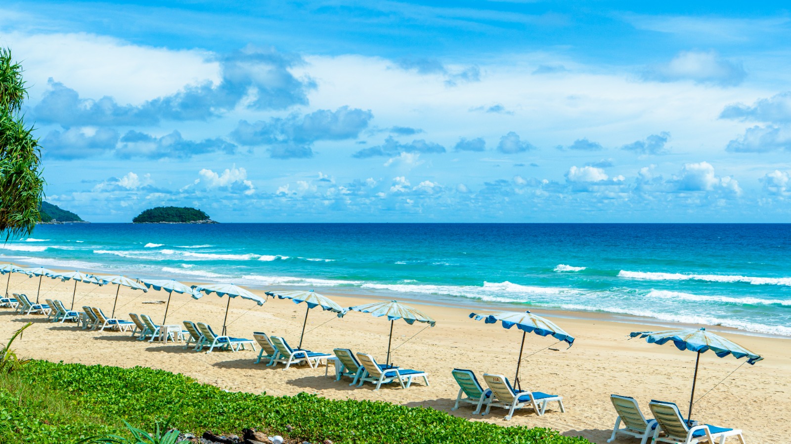 Пхукет грустит. Пляжи пустынны... 7/07/2021. Phuket Thailand