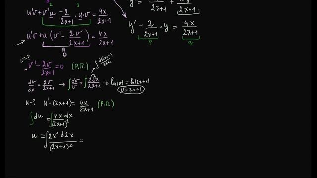 Урок 3.  Линейные диф. уравнения 1-го порядка