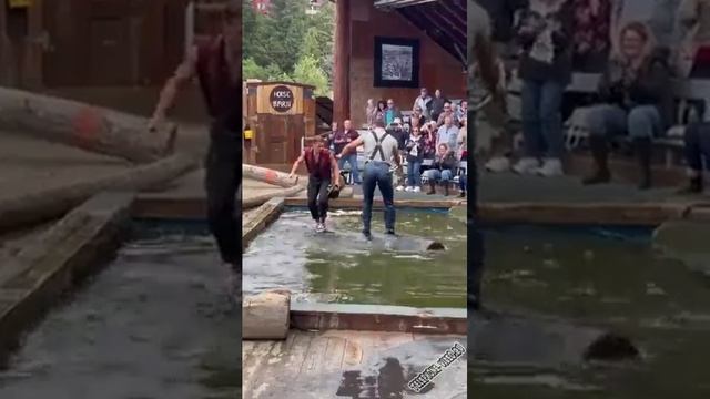 Веселая игра на воде