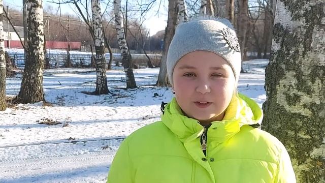 Худакова Александра,12 лет, С. Есенин, 'Белая берёза под моим окном'