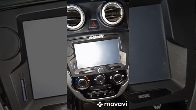 установка камеры на штатную магнитолу  Granta Калина.mp4