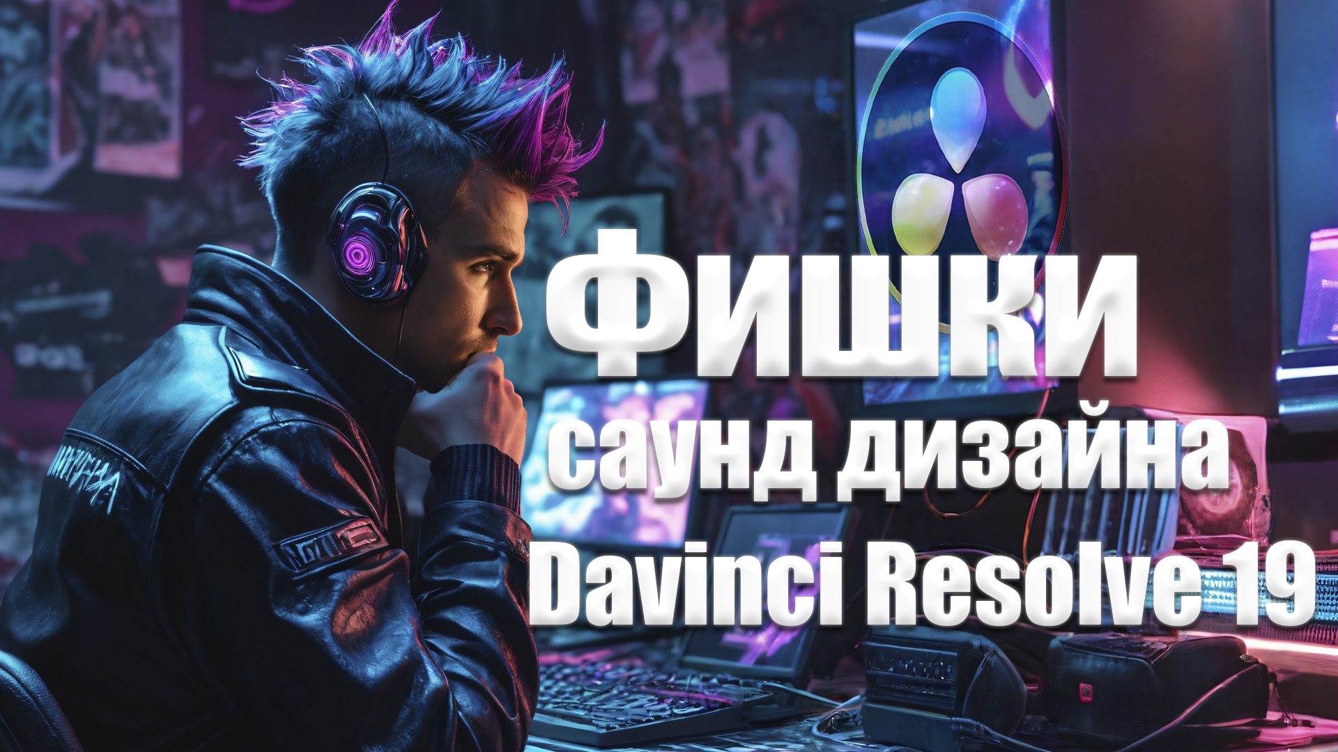 Фишки саунд дизайна в Davinci Resolve 19