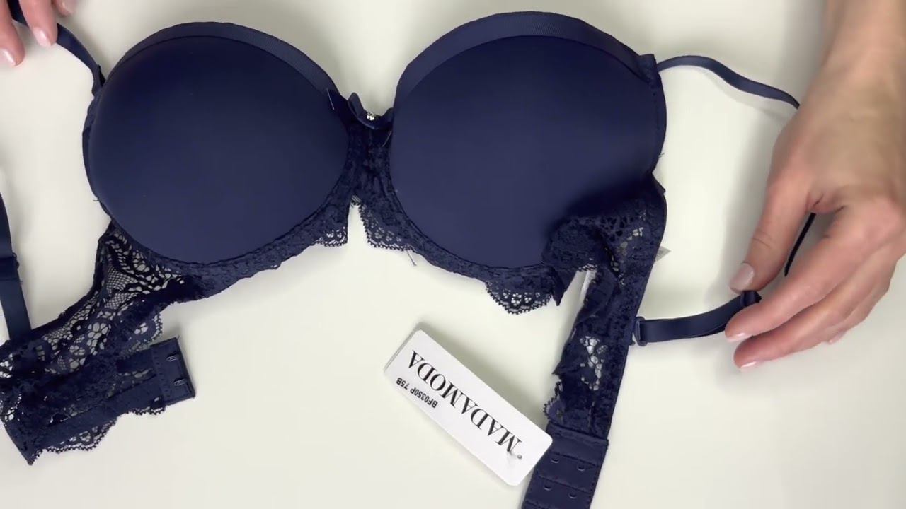 Бюстгальтер Madamoda BF0350P. Цвет Navy