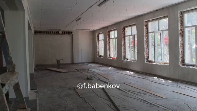 Ремонт городской школы № 1 идет полным ходом