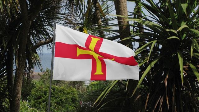 Флаг Гернси (Великобритания)