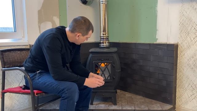 Печь Бахта для отопления загородного дома!