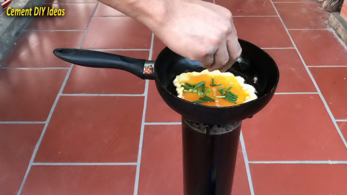 Печь-труба для сжигания сельскохозяйственных отходов