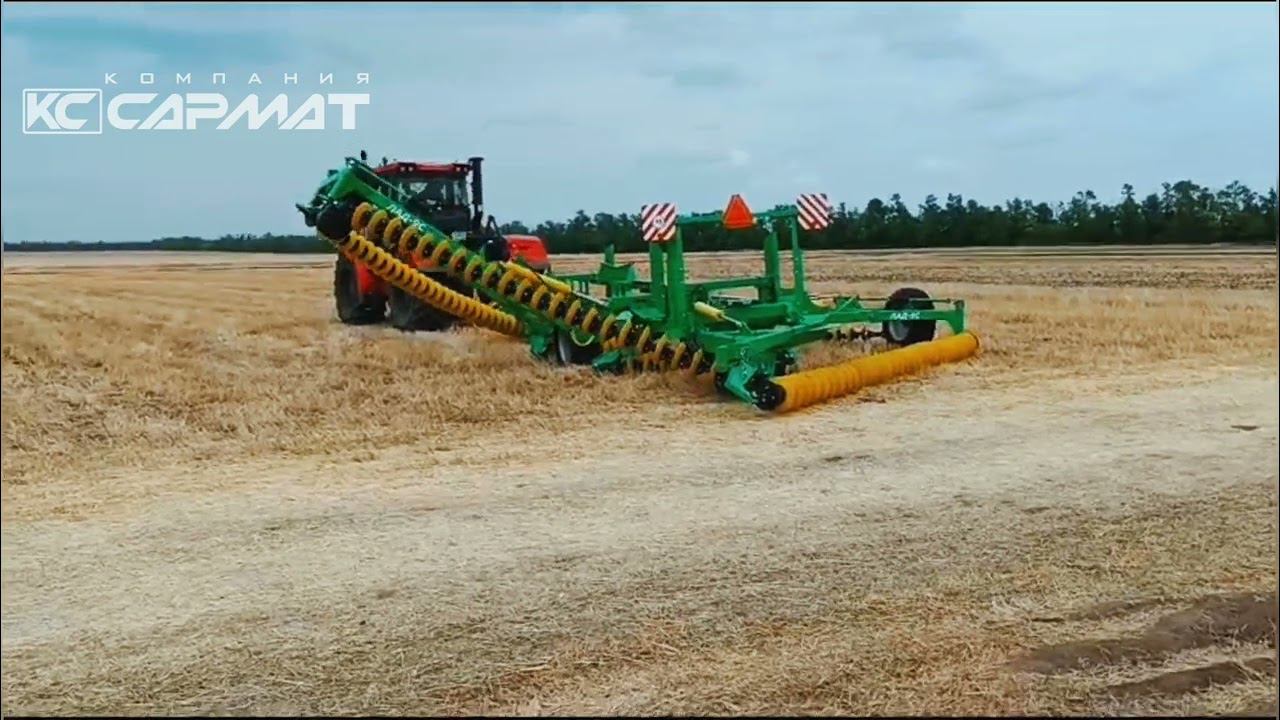 Новинка в поле!  Лущильный дисковый агрегат "САРМАТ" ЛАД-9С (аналог Kelly).
