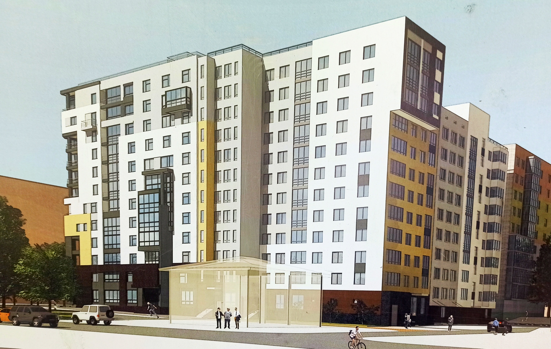 Достройка МКД. НП "СтройДом на Генкиной 66" || Советский р-он, ул. Полтавская/Генкиной || Июнь 2023