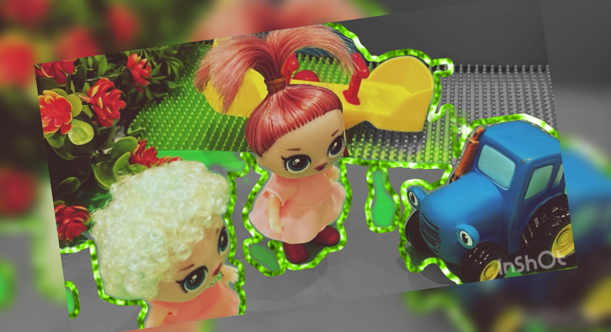 Синий трактор и Самосвал и 8 Марта