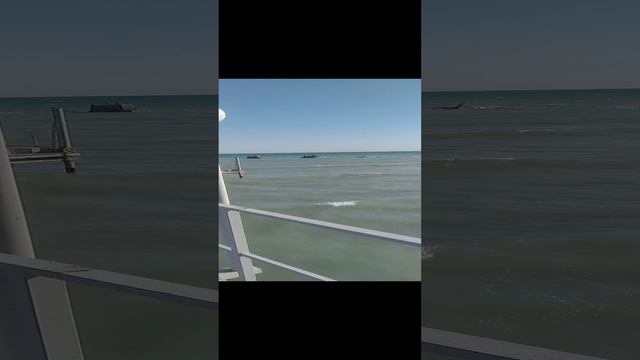 Республика Казахстан. Набережная Каспийского моря. г.Актау. Апрель 2023