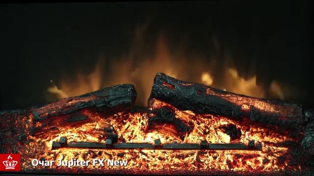 Электрический очаг Jupiter FX New - Обзор пламени