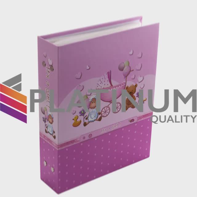 Фотоальбом Platinum 22306 "Детский альбом - 1" розовый