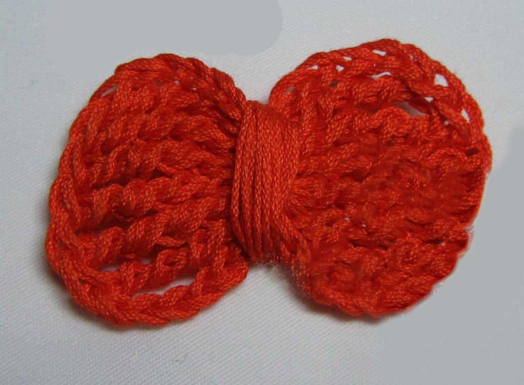 Вяжем МИЛЫЙ БАНТИК крючком ЛЕГКО и БЫСТРО!!!