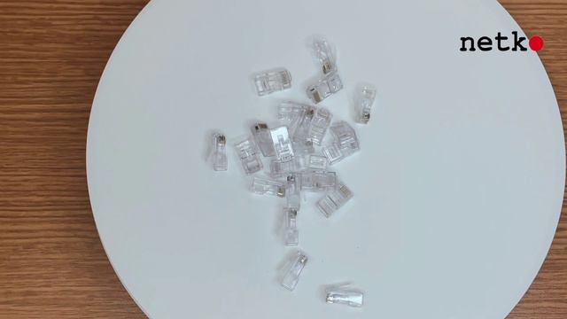 58041 Коннектор RJ45 (8p8c) cat.5е, для одножильного и многожильного кабеля,  NETKO Optima