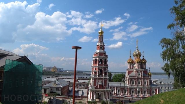 Реставрационно-ремонтные работы на ОКН "Дом Строгоновых" на улице Суетинской, д. 23 // Май 2023