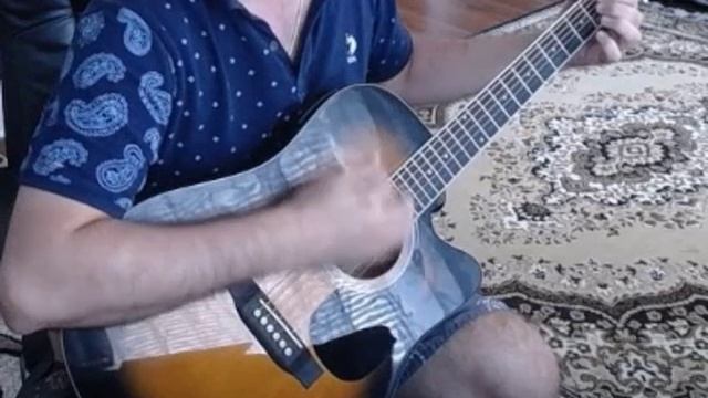 Привет малышка. Ты только маме что я в Чечне не говори - кавер под гитару - Армейские песни