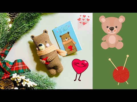 ВЯЗАЛЬНЫЙ ВЛОГ № 3_2022  _МИШКА С СЕРДЦЕМ. ВЯЖЕТСЯ КАКТУС_.mp4