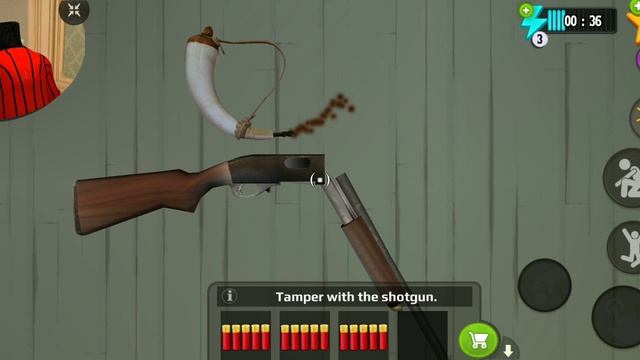 Страшный незнакомец.(Scary Stranger.)-Ружье..mp4