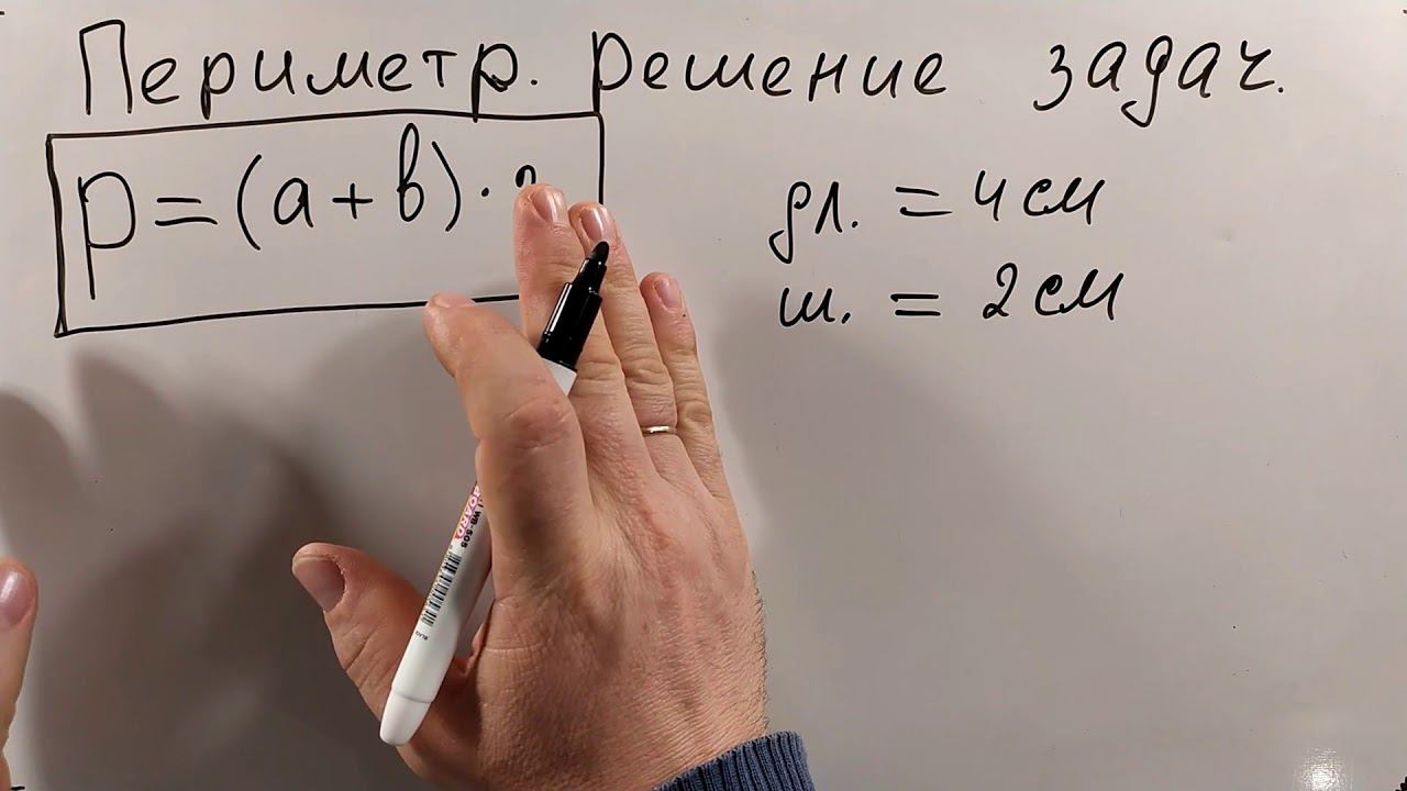 Периметр и площадь прямоугольника (4, 5 классы)