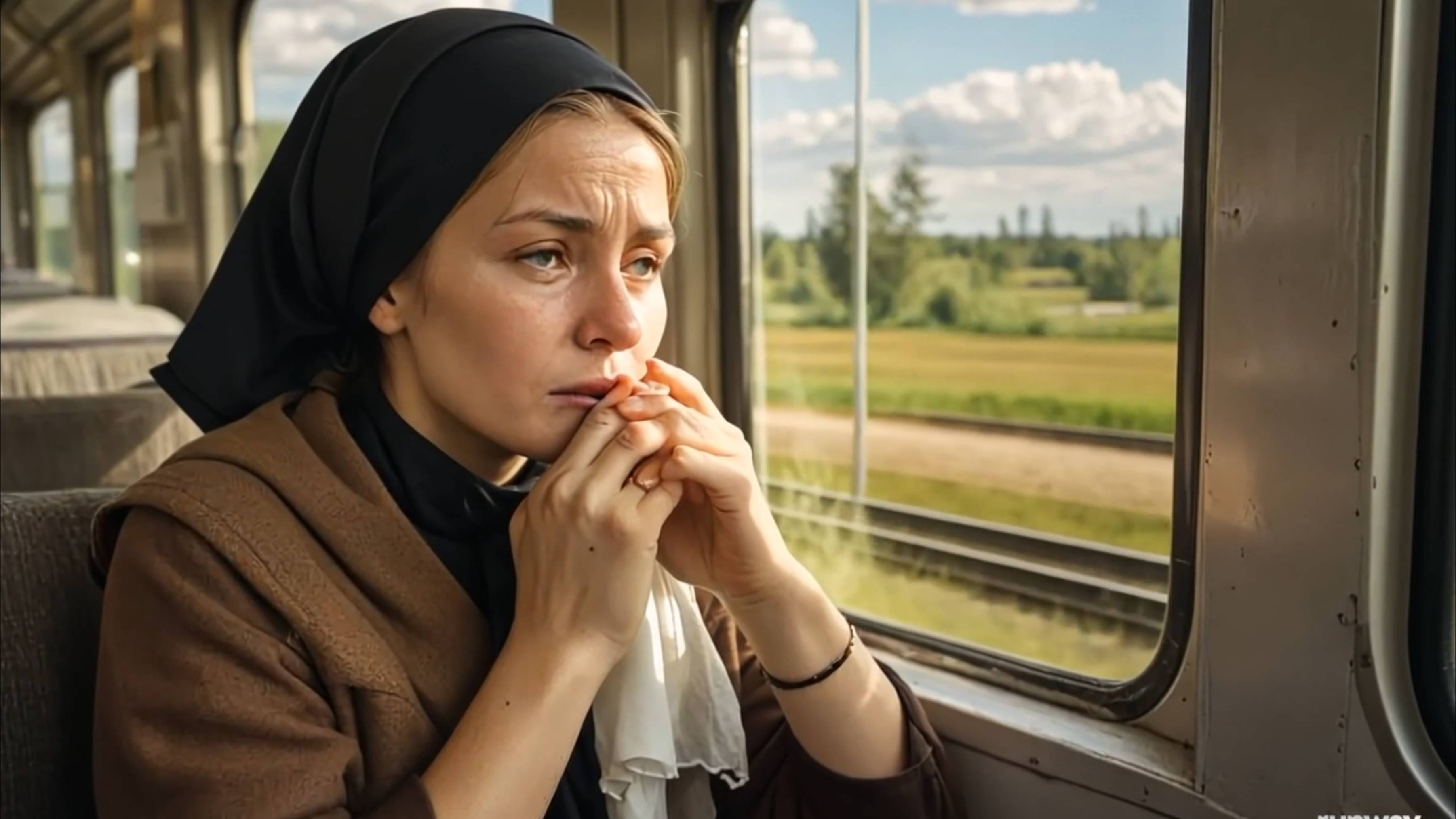 (песня Тургенева) «Утро туманное» (Клип, создан нейросетью).