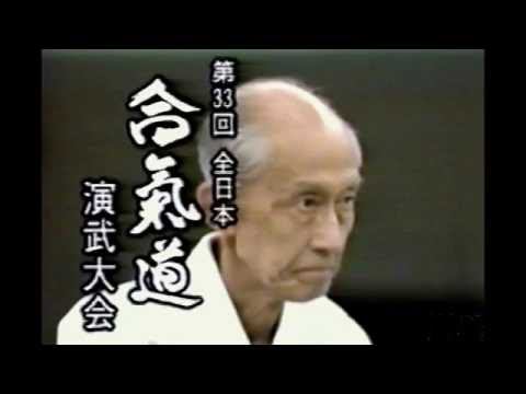 33 Всеяпонская демонстрация Айкидо - Miyamoto Shihan, Yokota Shihan, Osawa Shihan.