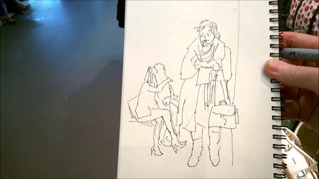 Веселые выходные. Артохота в городе. Рисуем людей и не только.mp4