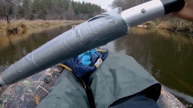 Одиночный сплав по р. Нерль, 04 ноября 2018 года.