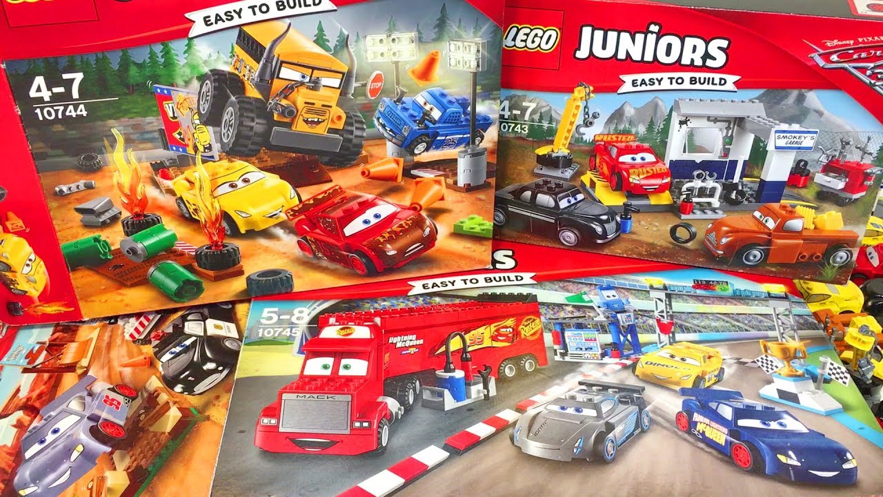 Тачки Лего Молния Маквин Мультики Машинки Обзор Игрушек Видео для Детей