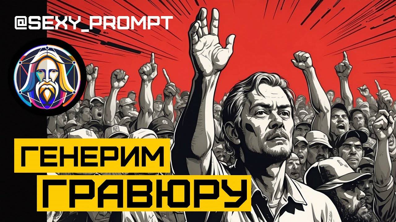 Генерим гравюры в Leonardo.ai