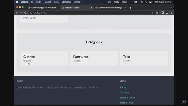 Практика 2 - Изучите Django создав онлайн–маркетплейс