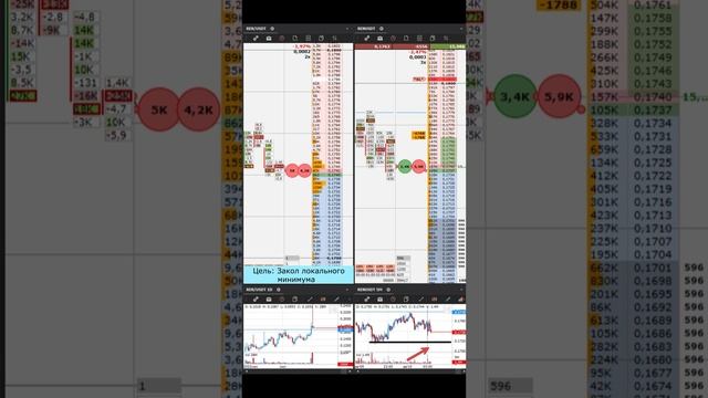 REN от профиля в шорт.