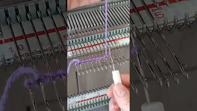 Набор петель деккером косичкой вниз