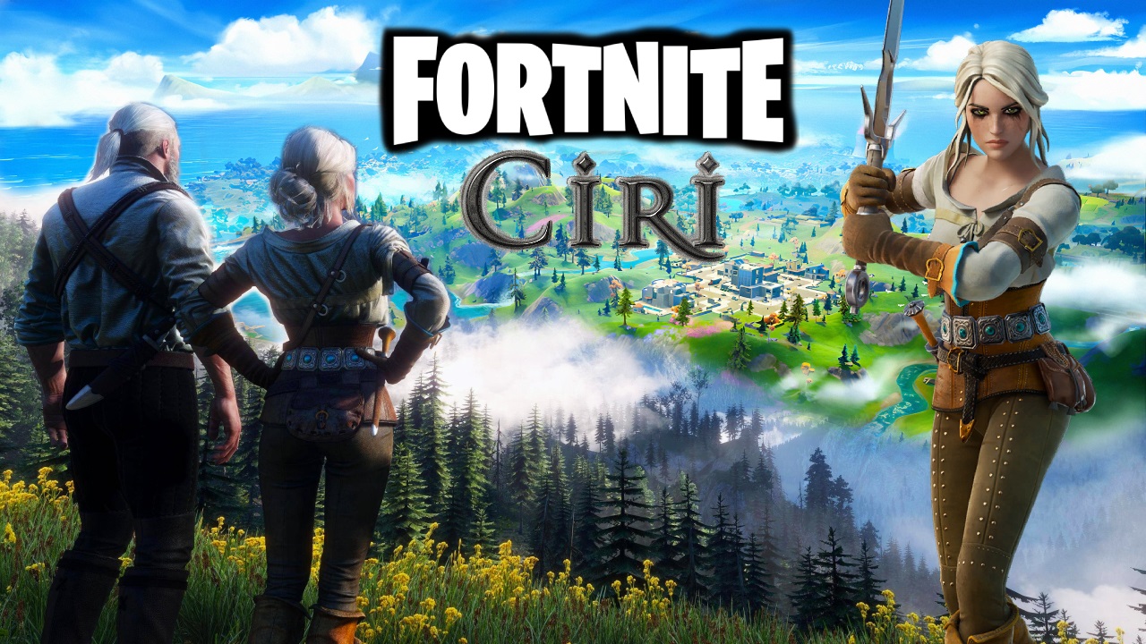 Цири в Фортнайт ?► Скин Цири [Fortnite] ?► New CIRI Skin Gameplay In Fortnite (The Witcher 3)
