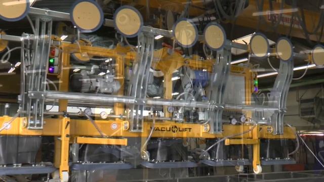 Вакуумная траверса для перемещения труб больших диаметров