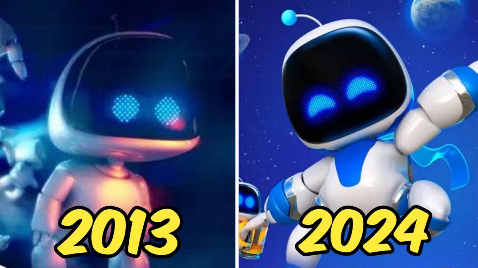 Эволюция серии игр Astro Bot (2013-2024)