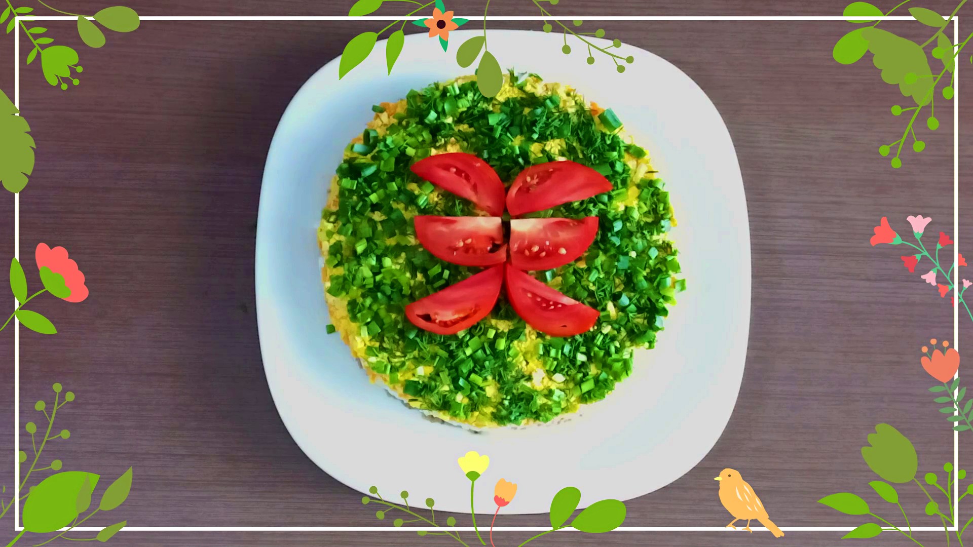 Еще одно оригинальное блюдо на праздничный стол — слоеный салат со шпротами