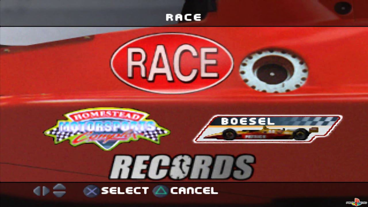 (PSX) CART World Series (SCUS-94416) Intro & Gameplay