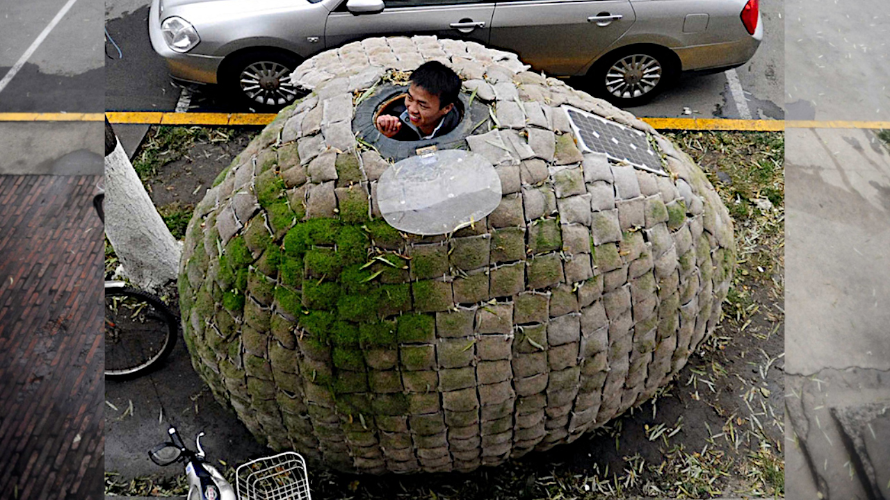 Необычные дома Дом яйцо в Китае