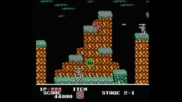 Dendy (Famicom,Nintendo,Nes) 8-bit Ninja Crusaders Stage 2 Прохождение