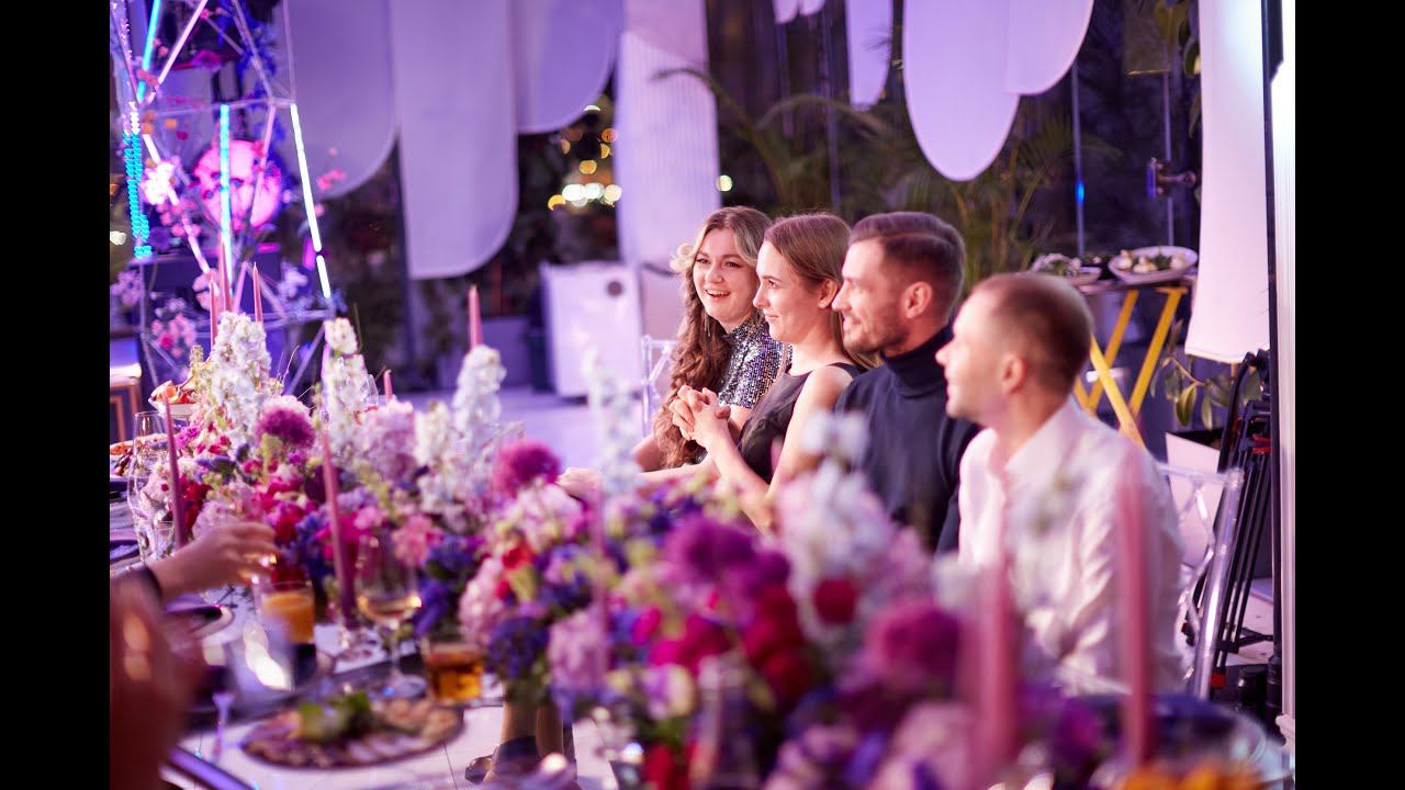 Неоновое День Рождение. Neon Flowers Party.